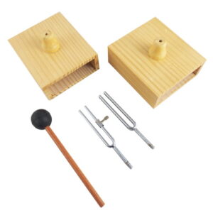 ชุดส้อมเสียง 2 ชิ้น/ชุด พร้อมไม้เคาะ